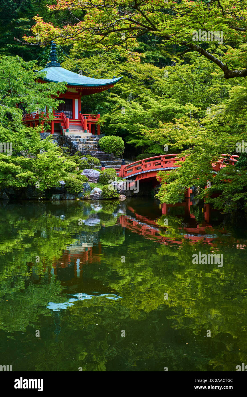 Japan, Honshu island, Kansai region, Kyoto, Daigoji temple, Bentendo ...