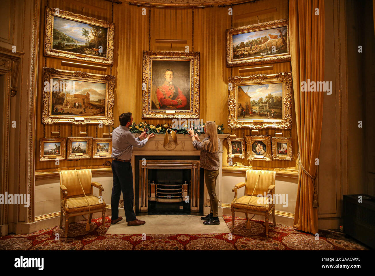 London UK 21 November 2019 Apsley House, famously known as ‘Number 1 ...