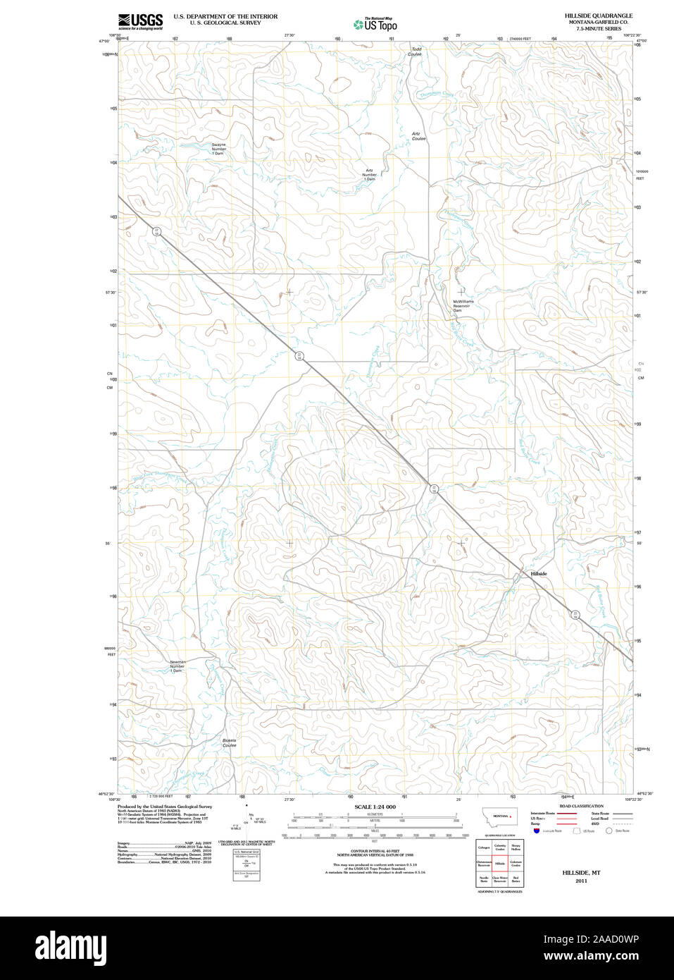 Map of hillside Cut Out Stock Images & Pictures - Alamy
