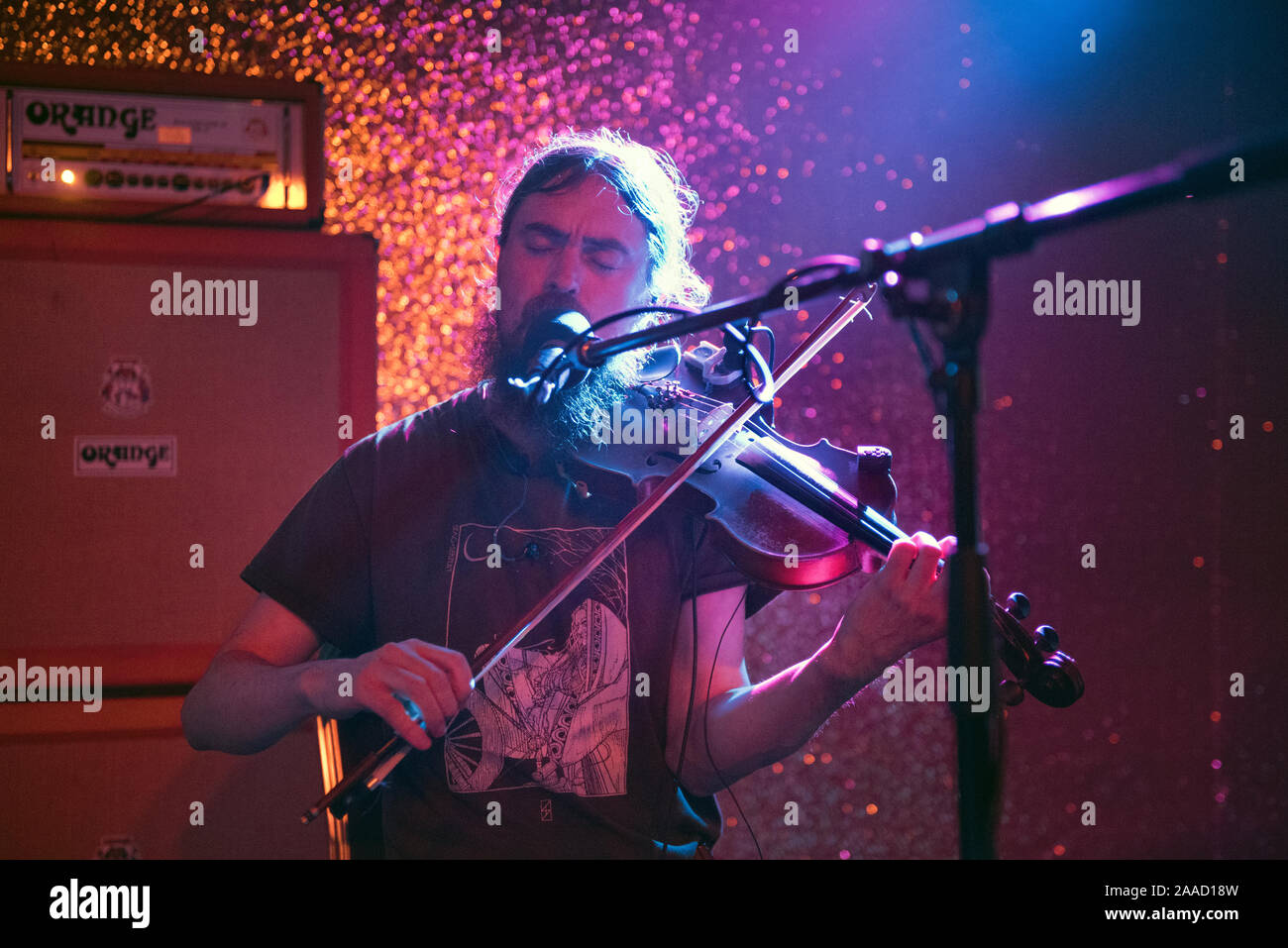Irish folk band Lankum in concert at Brudenell Social Club, Leeds, 14th ...