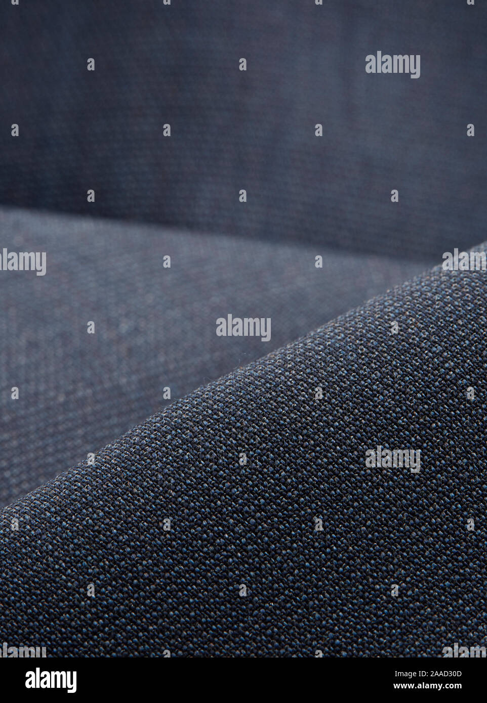 Hyper close-up textile. Fibers and pattern of the fabric shot in studio ...
