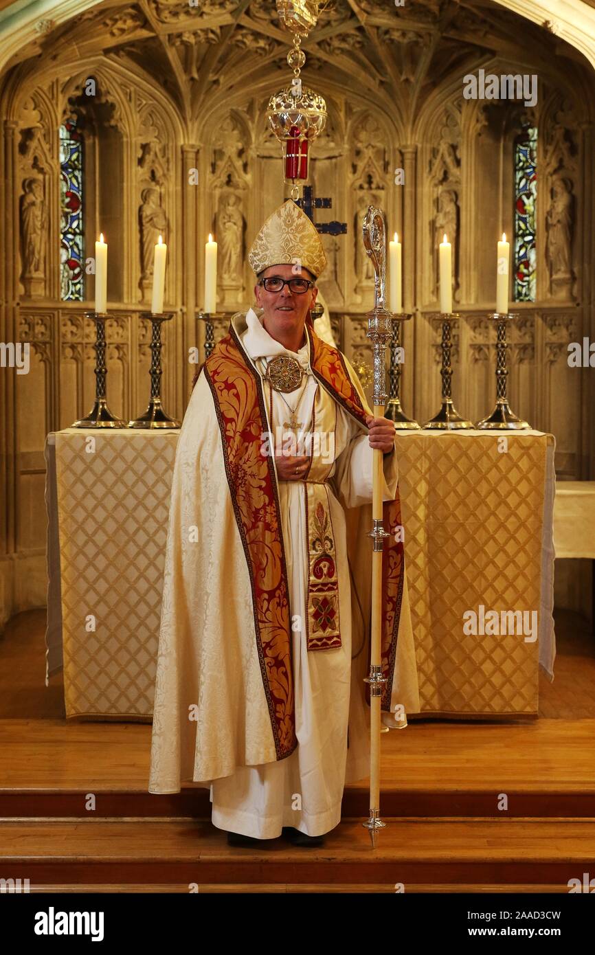 Father Martin, The Father Abbott of Prinknash Monastery Stock Photo - Alamy