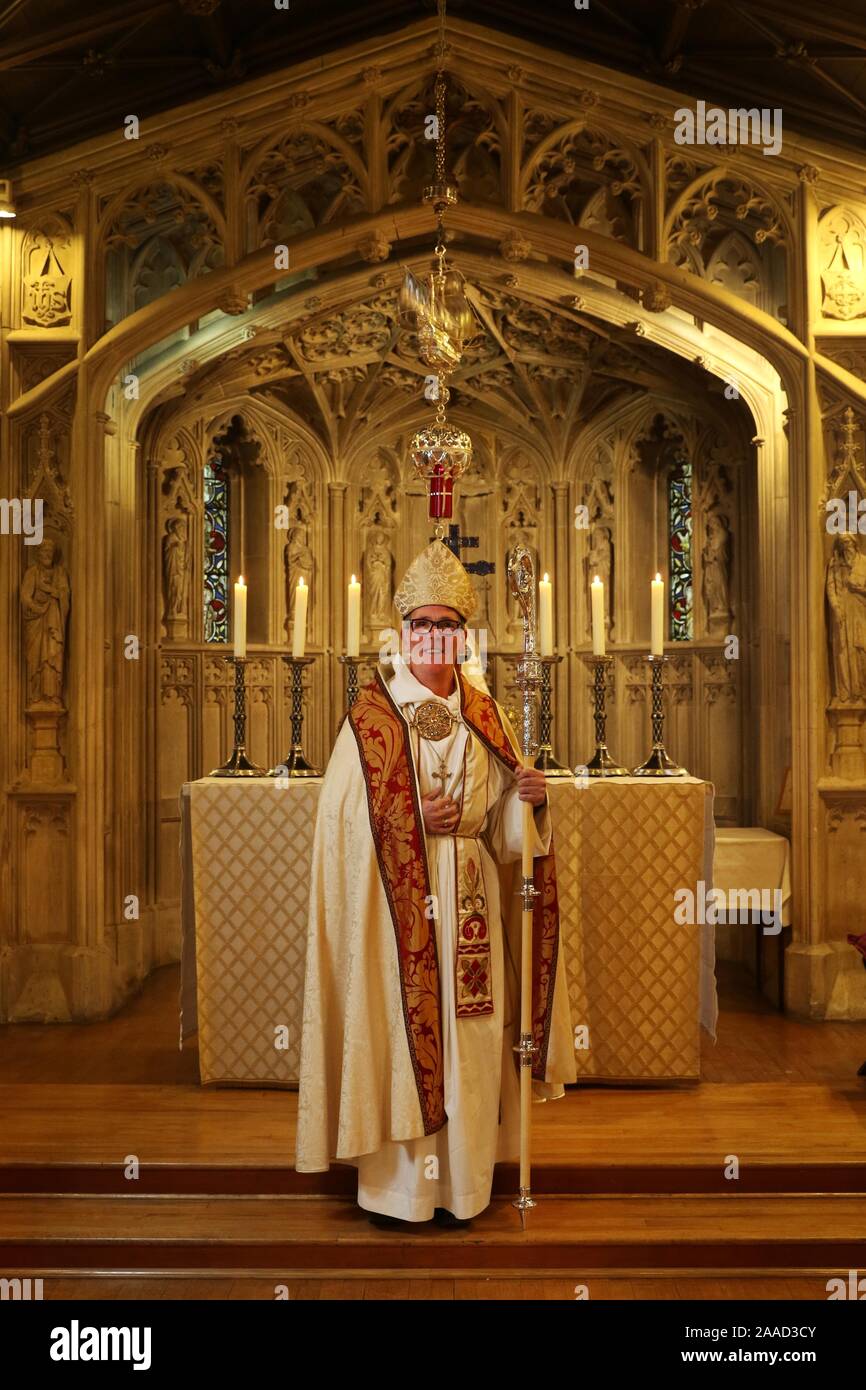 Father Martin, The Father Abbott of Prinknash Monastery Stock Photo - Alamy