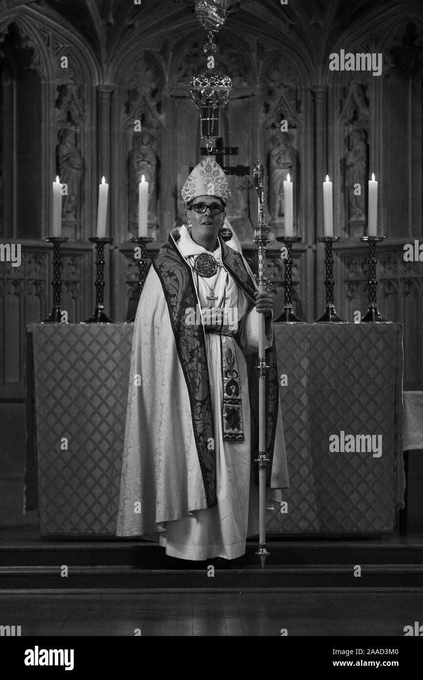 Father Martin, The Father Abbott of Prinknash Monastery Stock Photo - Alamy
