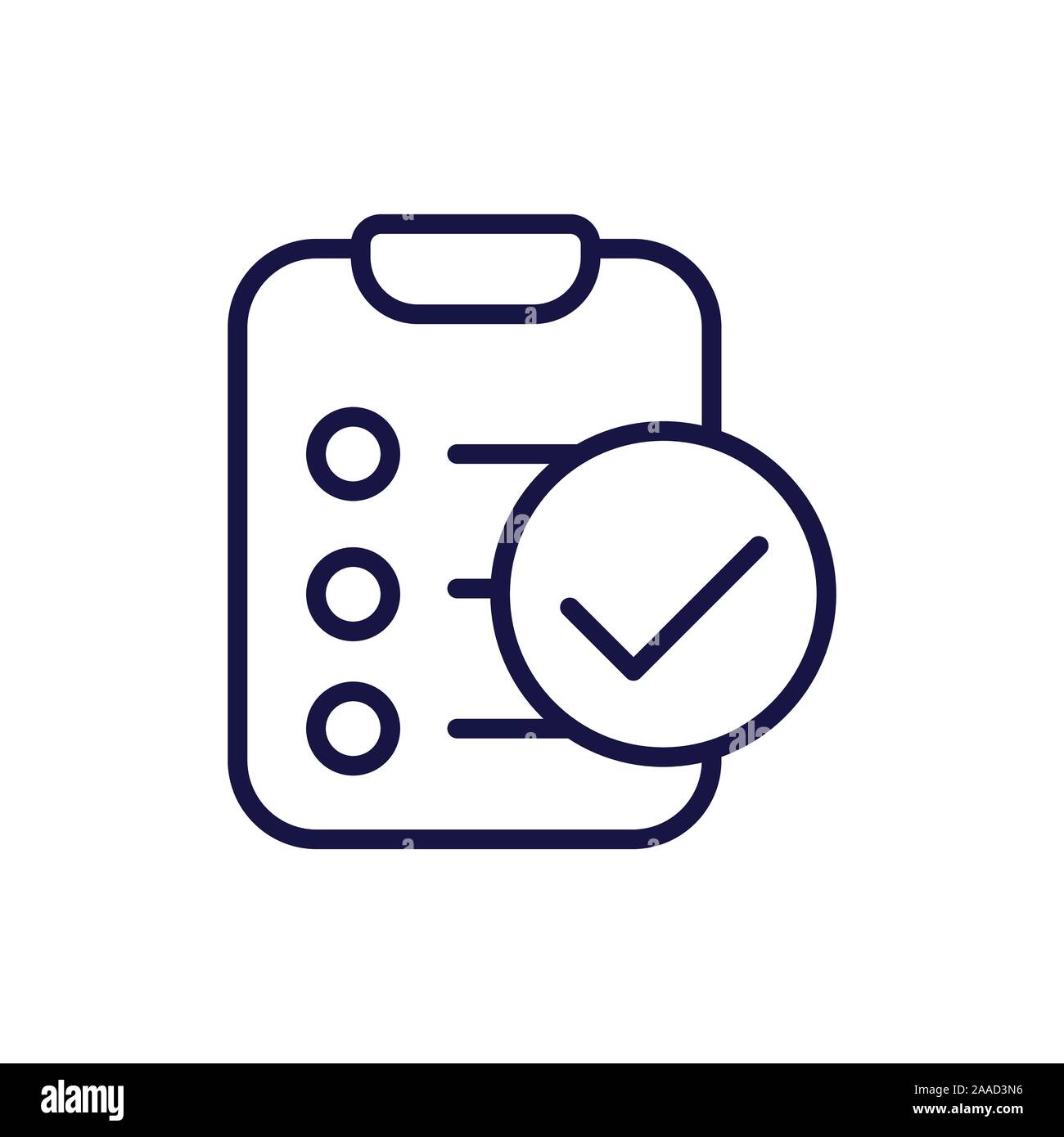 In Compliance Icon w paper, checks and list Stock Vector Image & Art ...