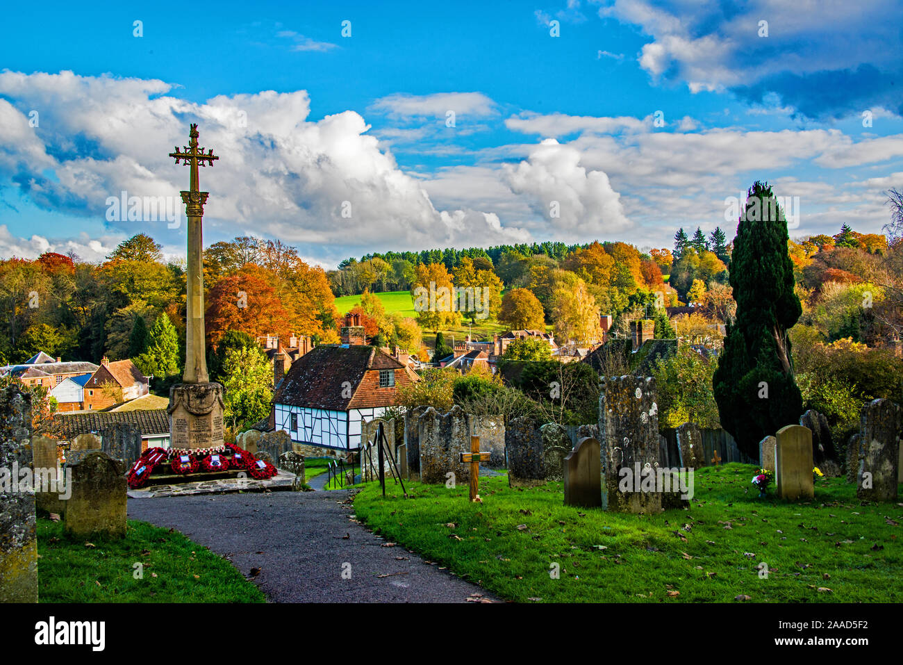 Westerham, Kent. UK. Landscape Stock Photo - Alamy