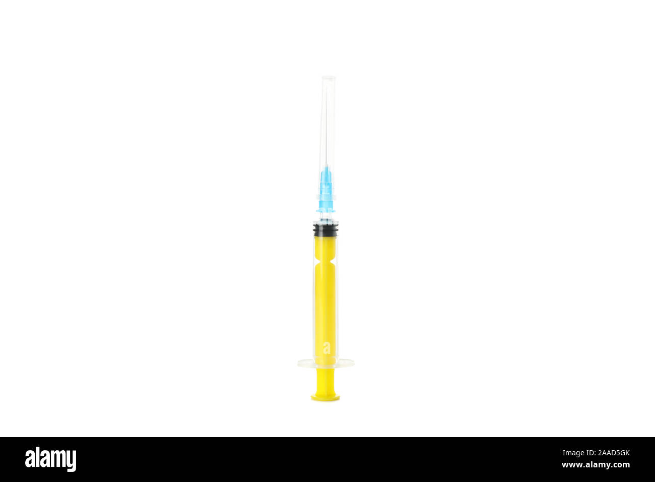 Syringe isolated on white background. Health care Stock Photo - Alamy