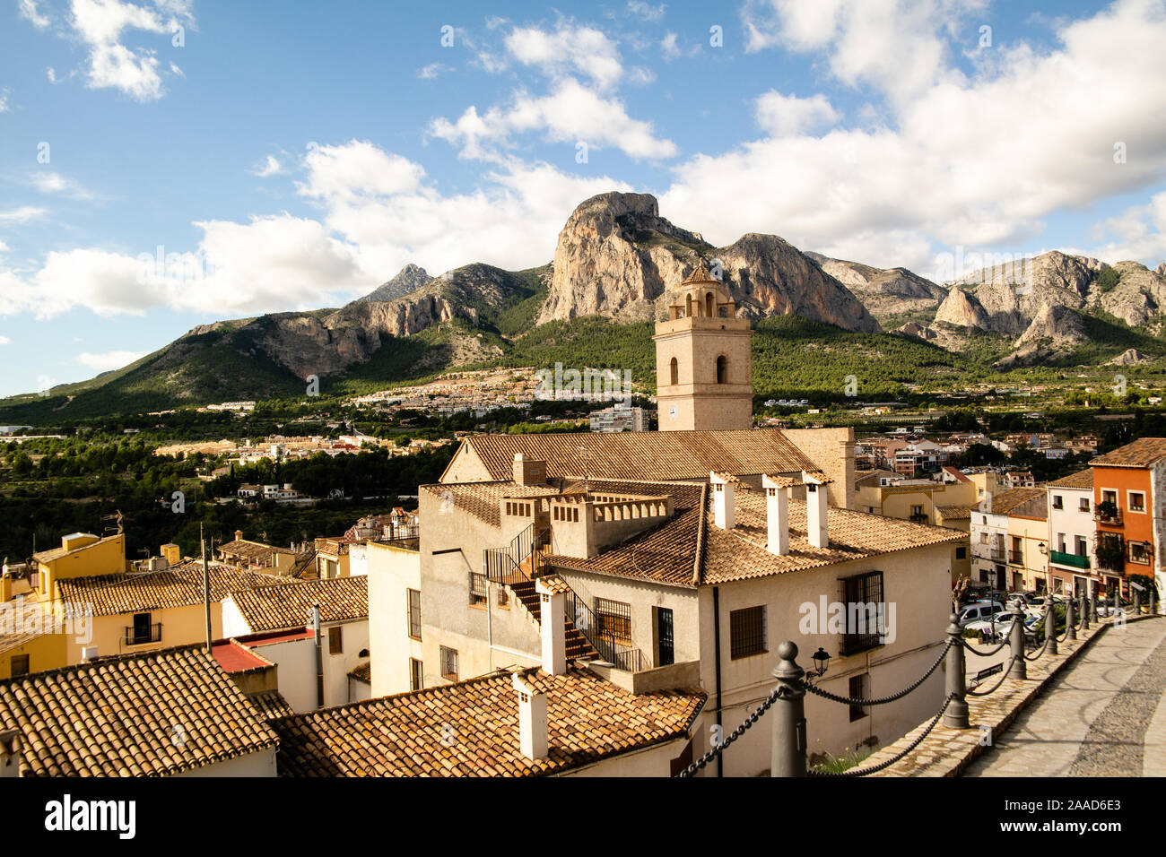 Streets of Polop Stock Photo - Alamy