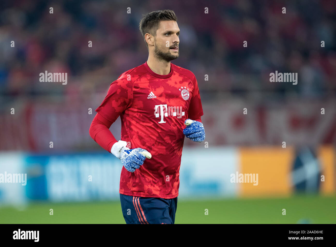 Piraeus, Greece - October 22, 2019: Goalkeeper of Bayern Sven Ulreich ...