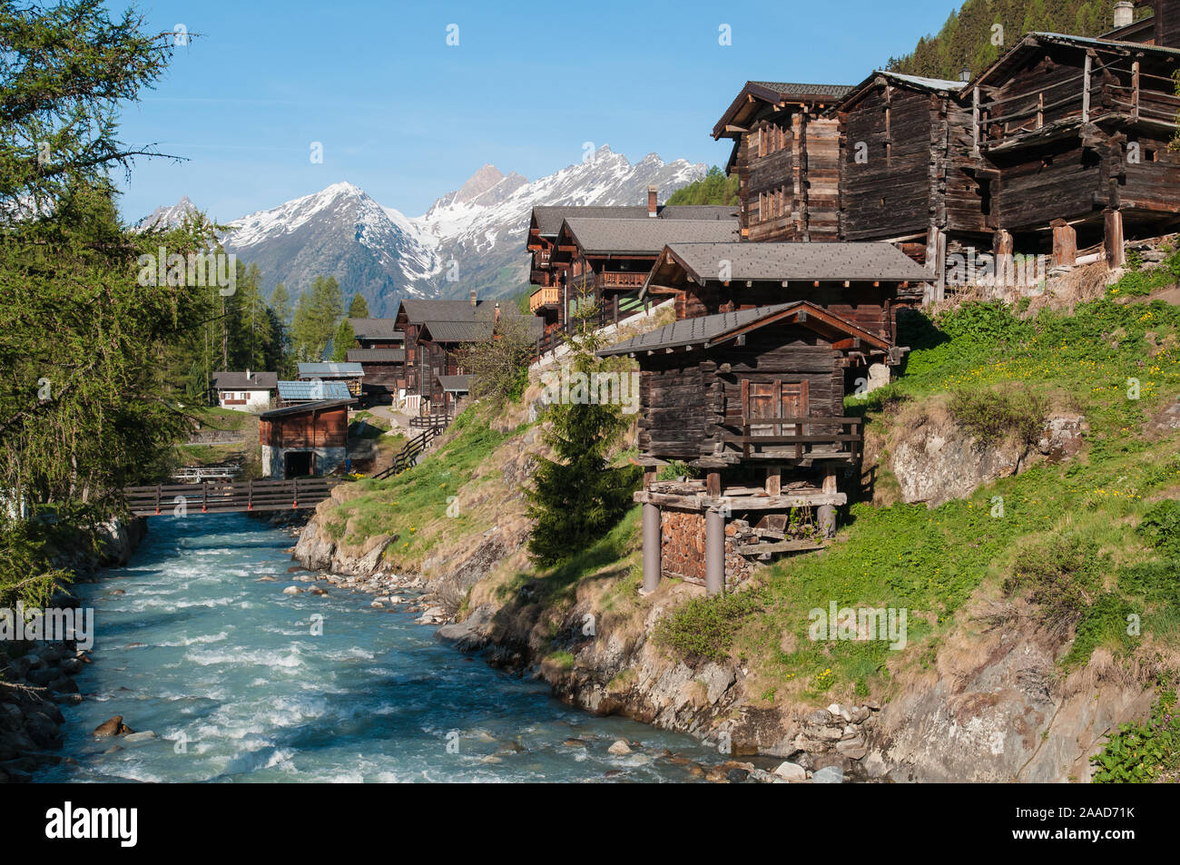 Dorf blatten hi-res stock photography and images - Alamy