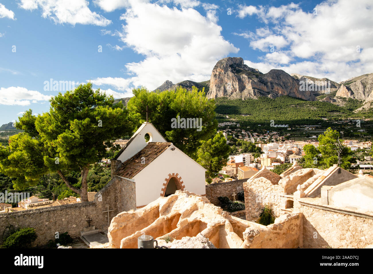 Streets of Polop Stock Photo - Alamy