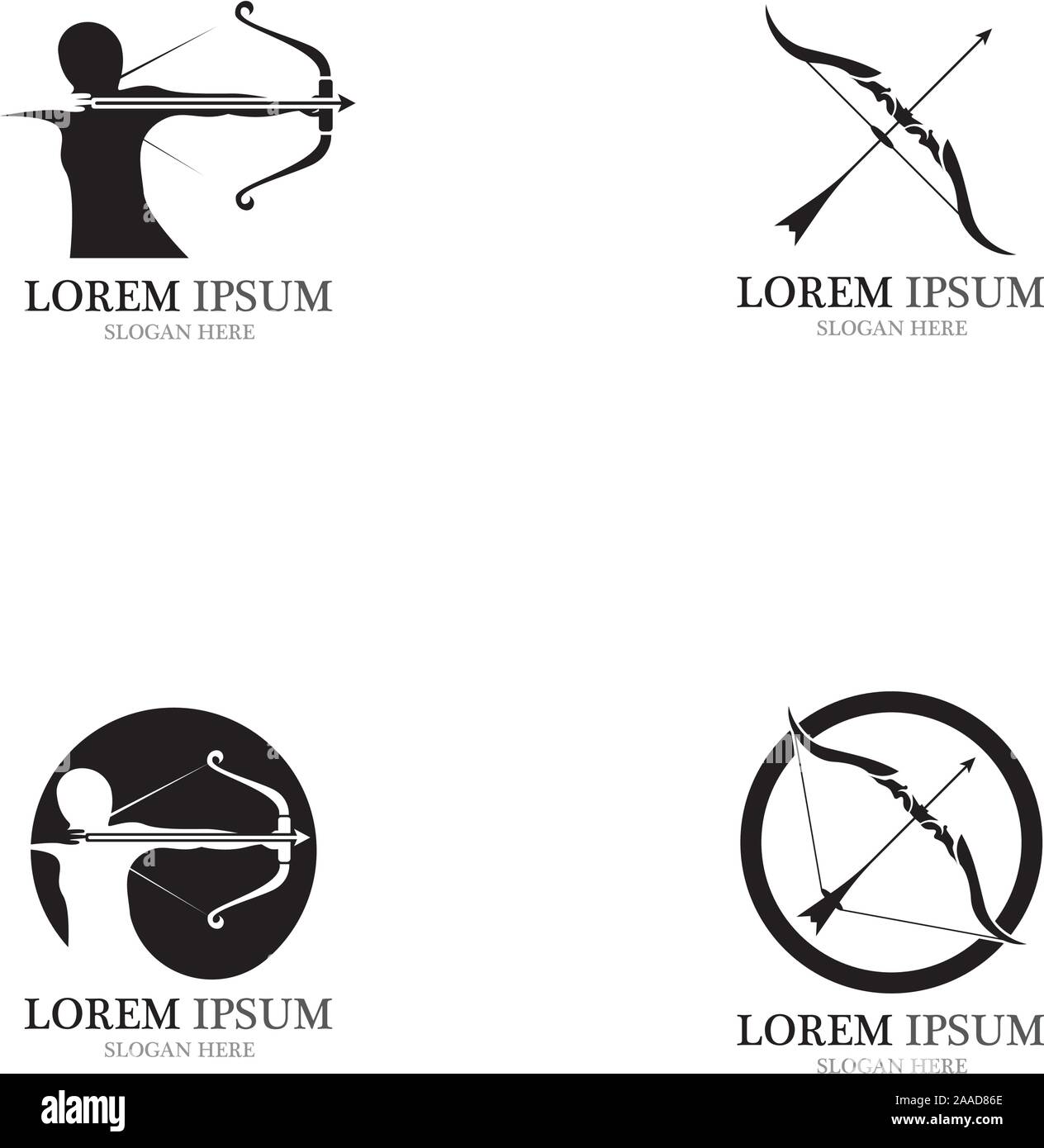 Archer Logo design inspiration Stock Vector Image & Art - Alamy