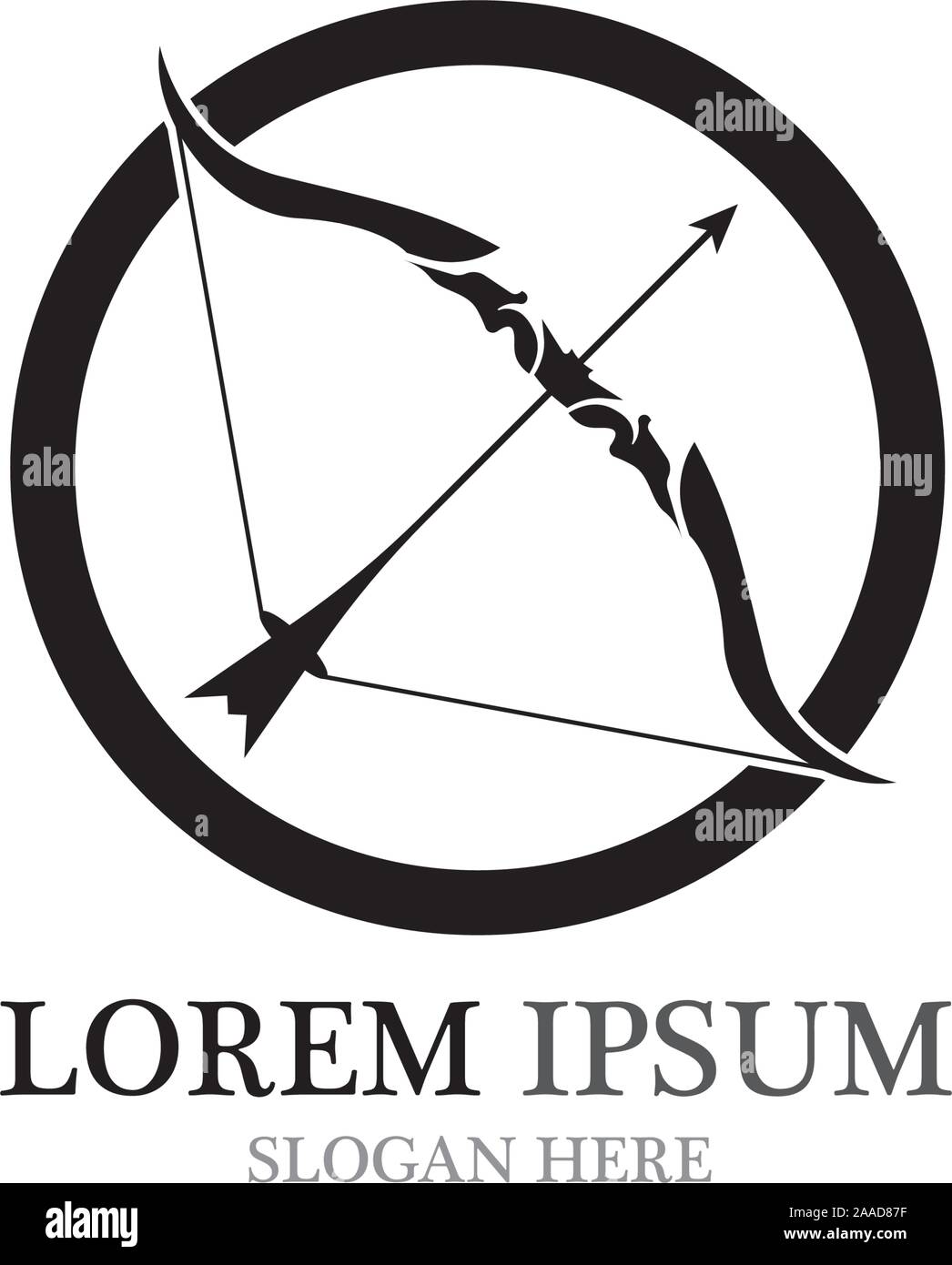 Archer logo hi-res stock photography and images - Alamy