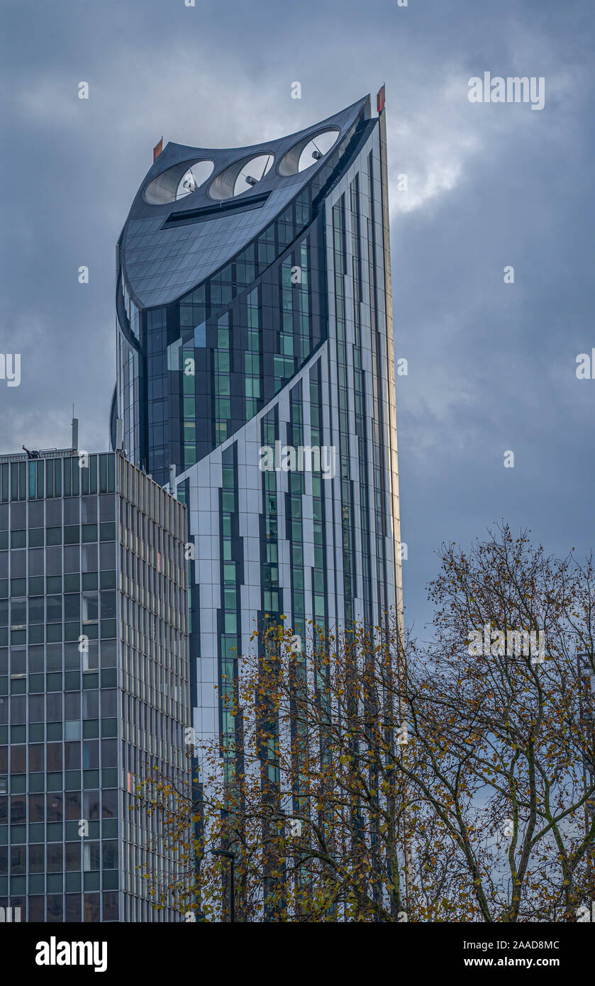 Skyscraper Building at the elephant and castle in South London Stock ...