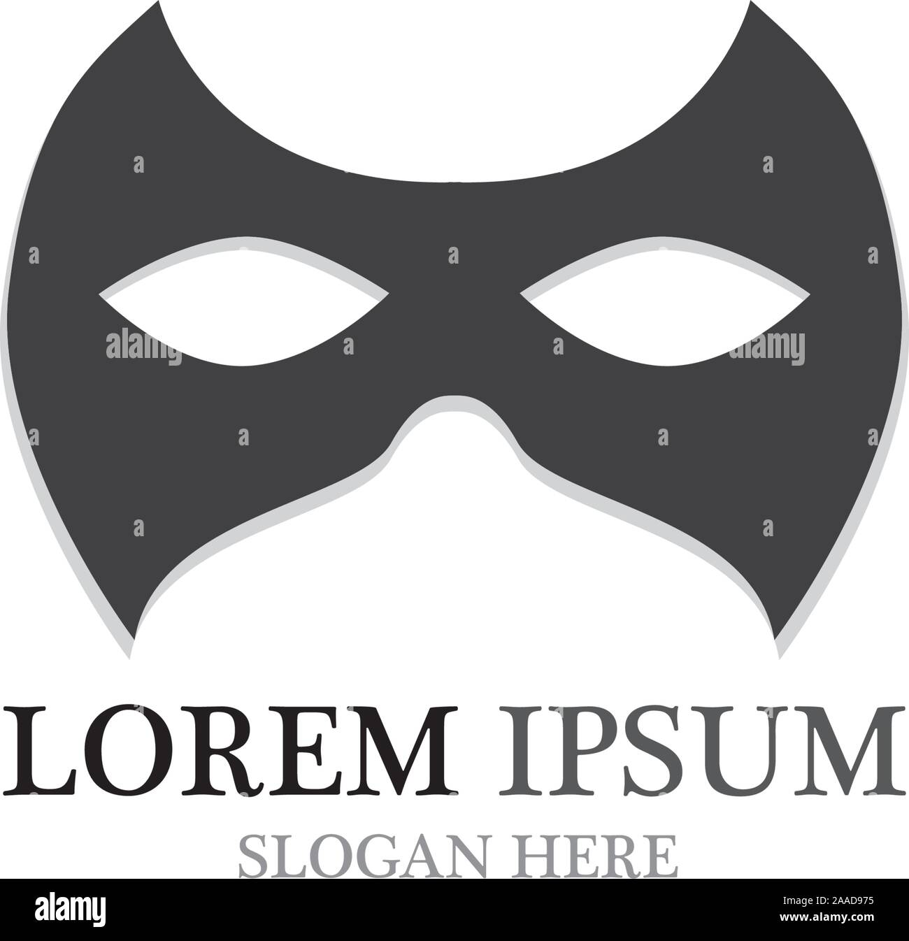 Face mask logo and symbol vector Stock Vector Image & Art - Alamy