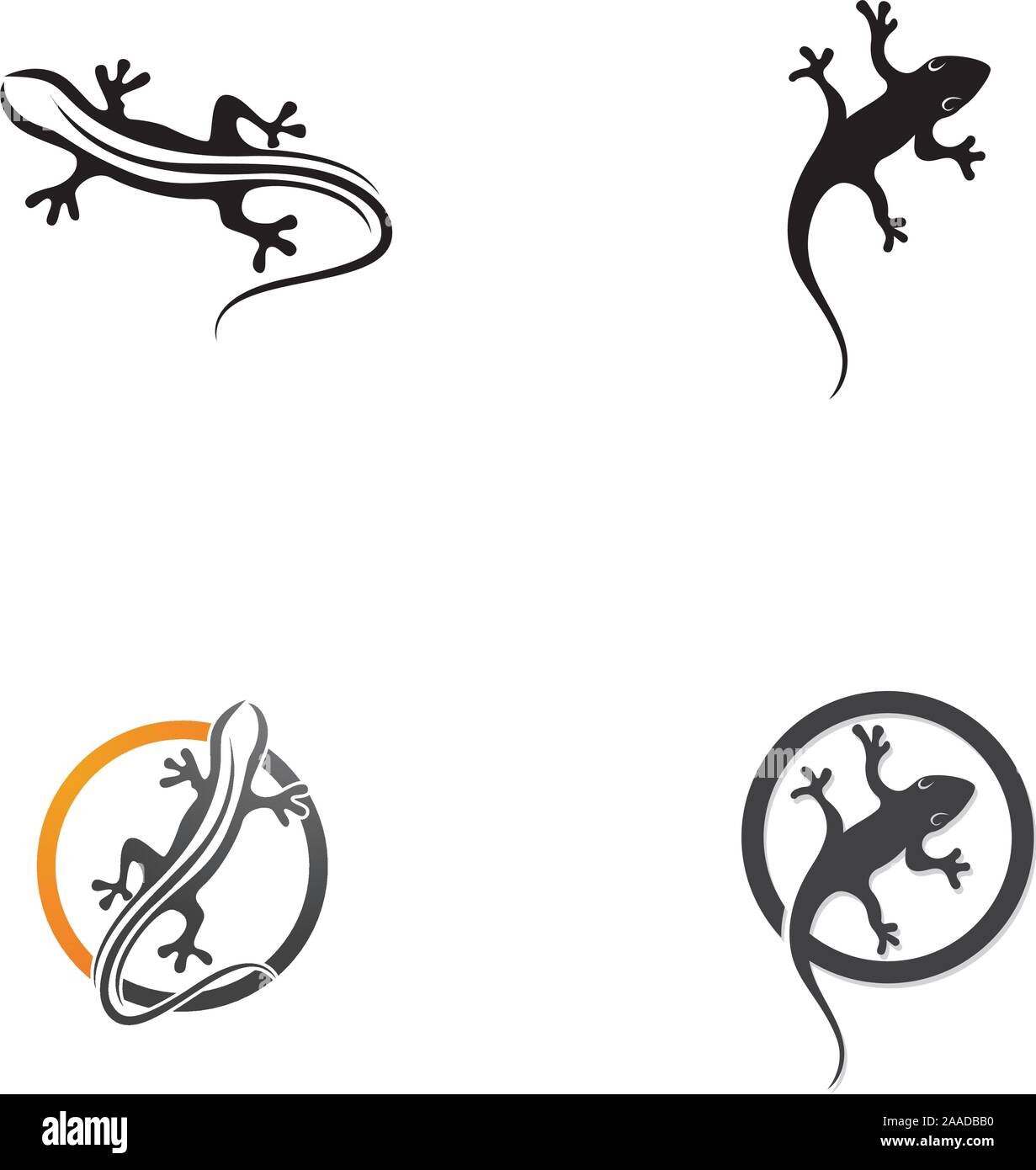 Lizard symbol icon vector animal Stock Vector Image & Art - Alamy
