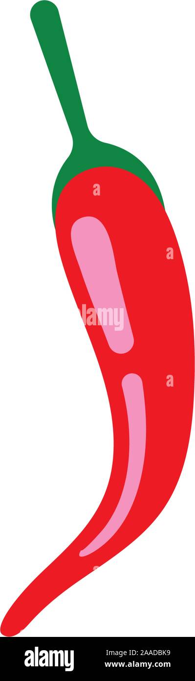 chili-pepper icon. flat illustration of chili-pepper - vector icon ...