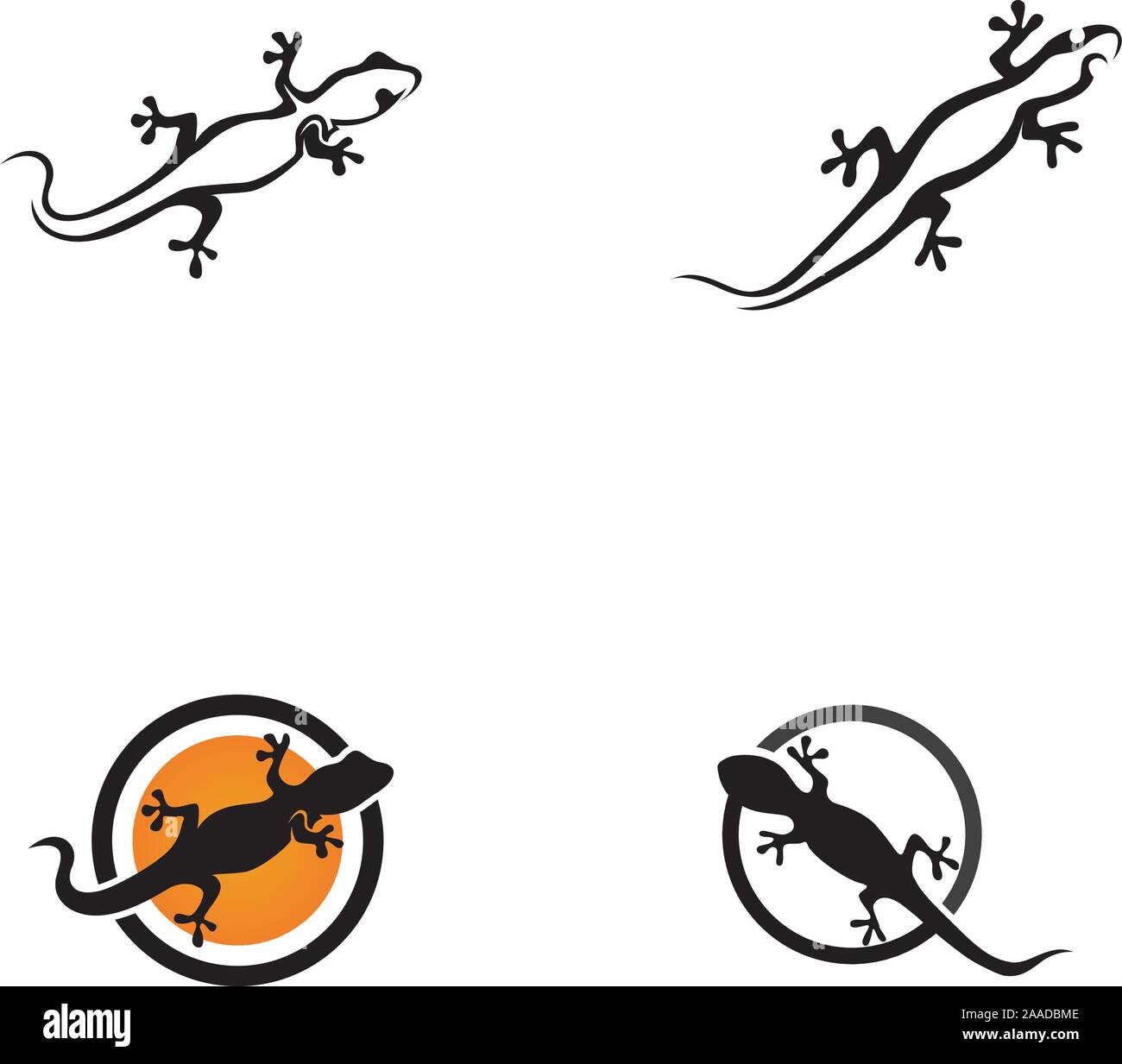 Cat and gecko Stock Vector Images - Alamy