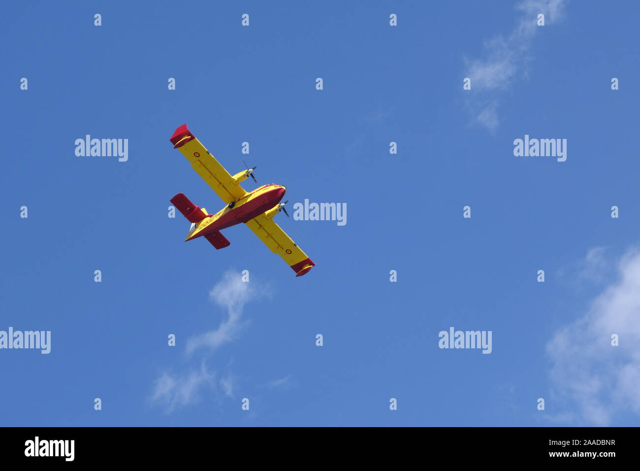 amphibious Canadair CL-415 fire fighting seaplane also known as ...