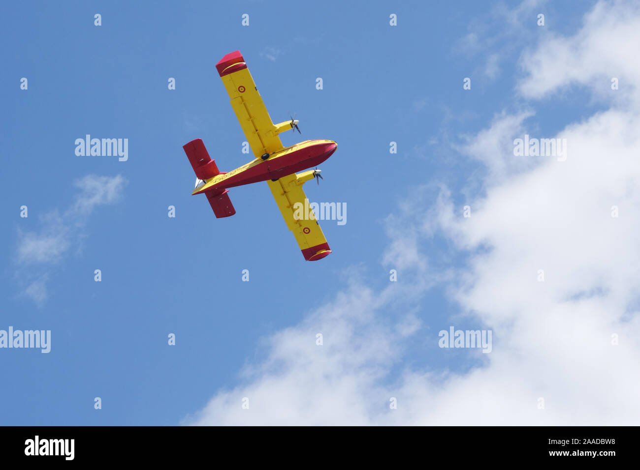 amphibious Canadair CL-415 fire fighting seaplane also known as ...