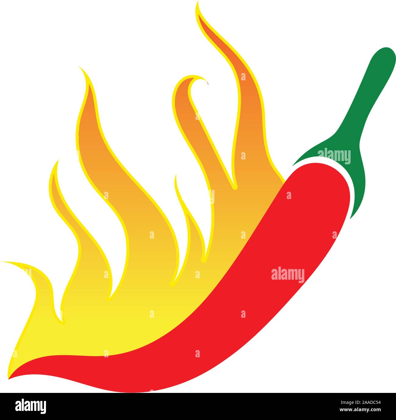 chili-pepper icon. flat illustration of chili-pepper - vector icon ...