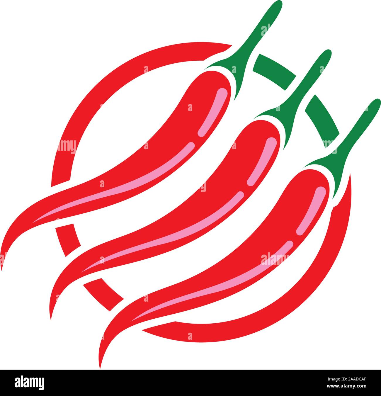 chili-pepper icon. flat illustration of chili-pepper - vector icon ...