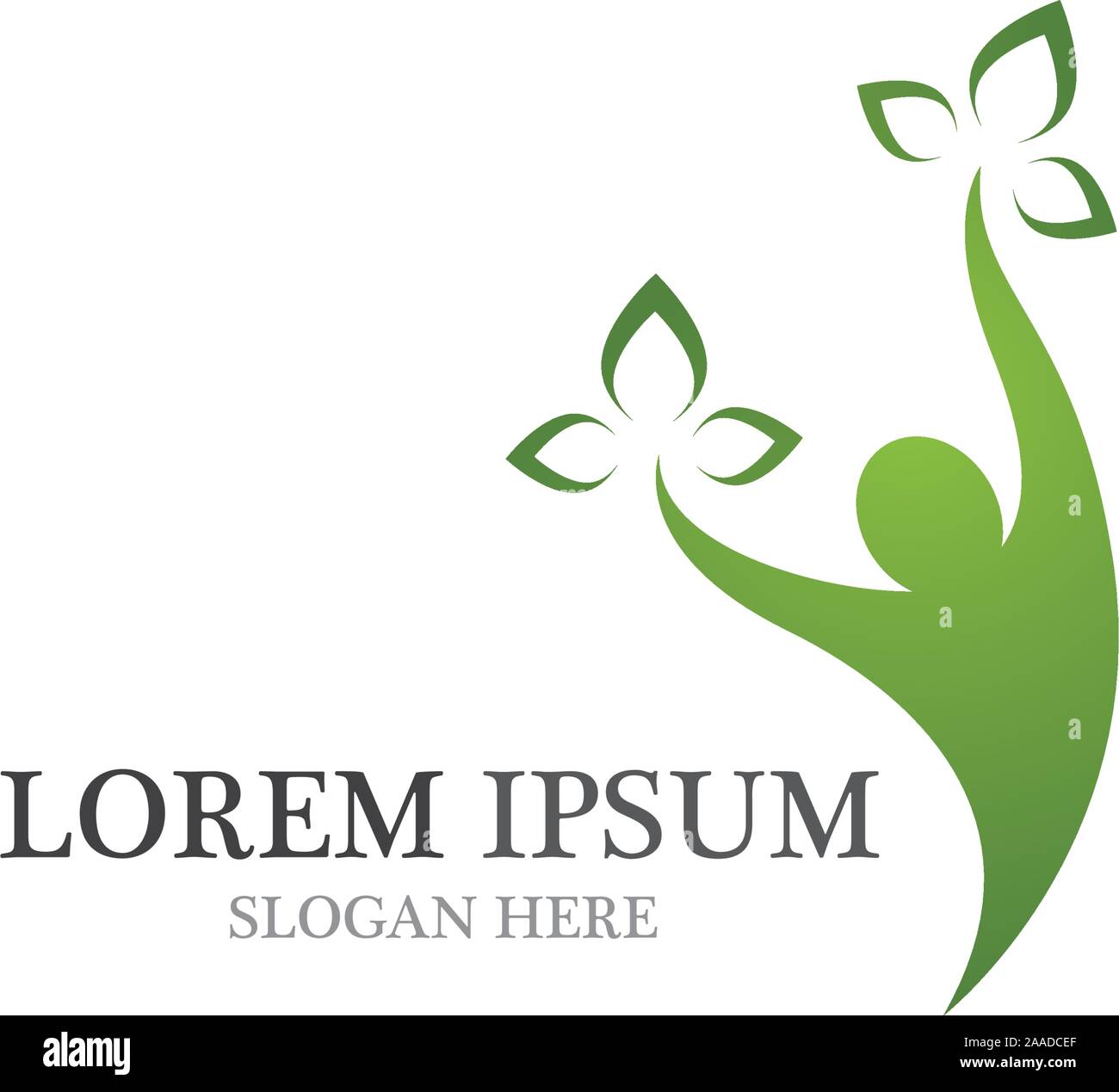 Human health character logo sign illustration vector design Stock ...