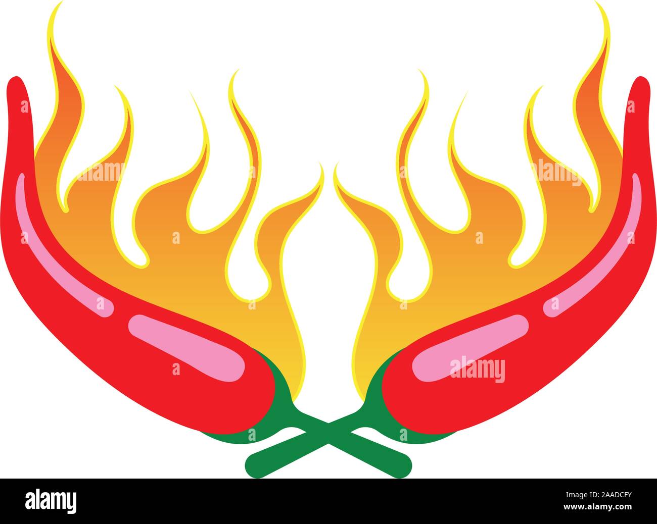 chili-pepper icon. flat illustration of chili-pepper - vector icon ...