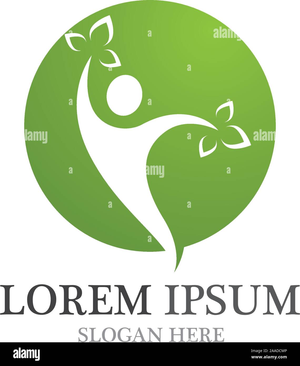 Human health character logo sign illustration vector design Stock ...