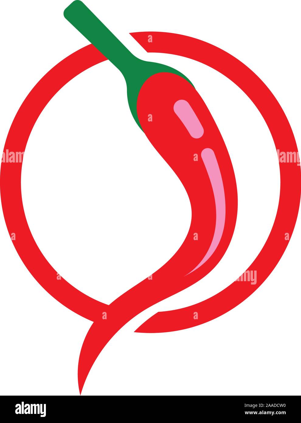 chili-pepper icon. flat illustration of chili-pepper - vector icon ...