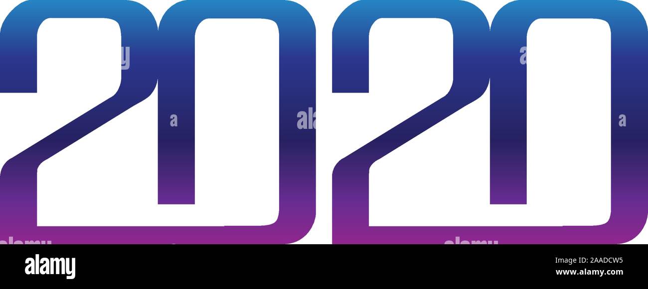 2020 Logo Graphics New Year vector Stock Vector Image & Art - Alamy