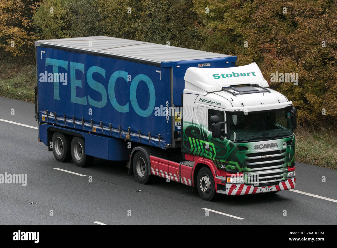 Tesco articulated trailer Vehicular traffic, transport, modern vehicles ...
