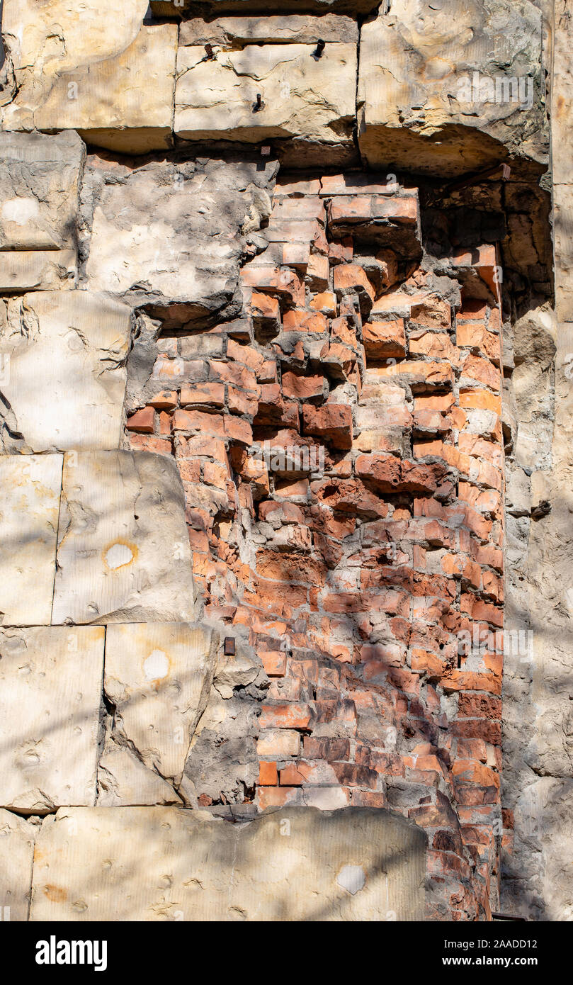 Redoubt of the Polish Bank, last post war remains in Warsaw (Warszawa ...