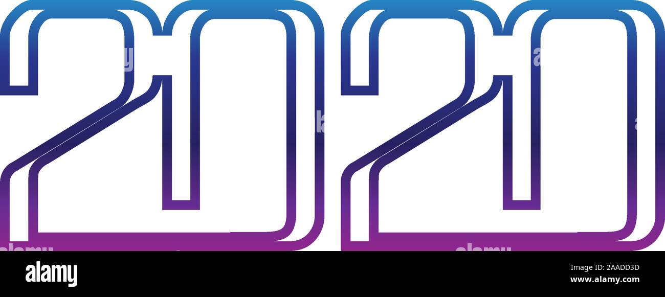 2020 Logo Graphics New Year vector Stock Vector Image & Art - Alamy