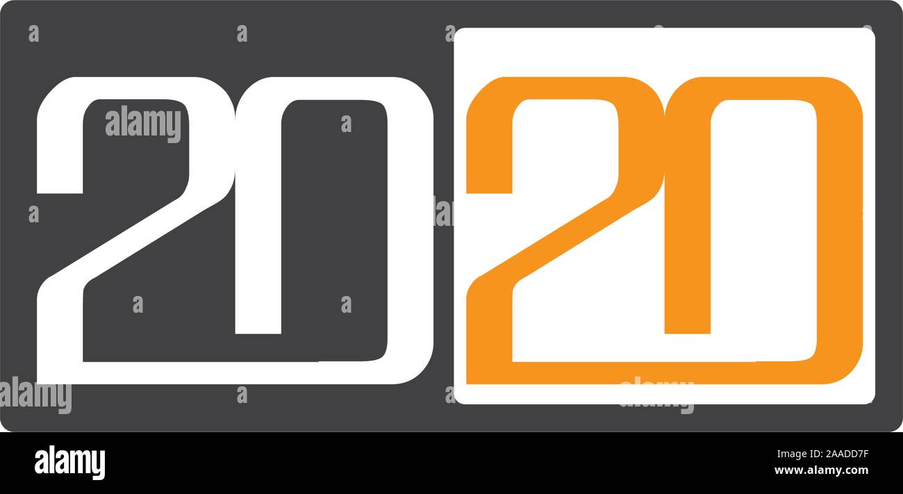 2020 Logo Graphics New Year vector Stock Vector Image & Art - Alamy