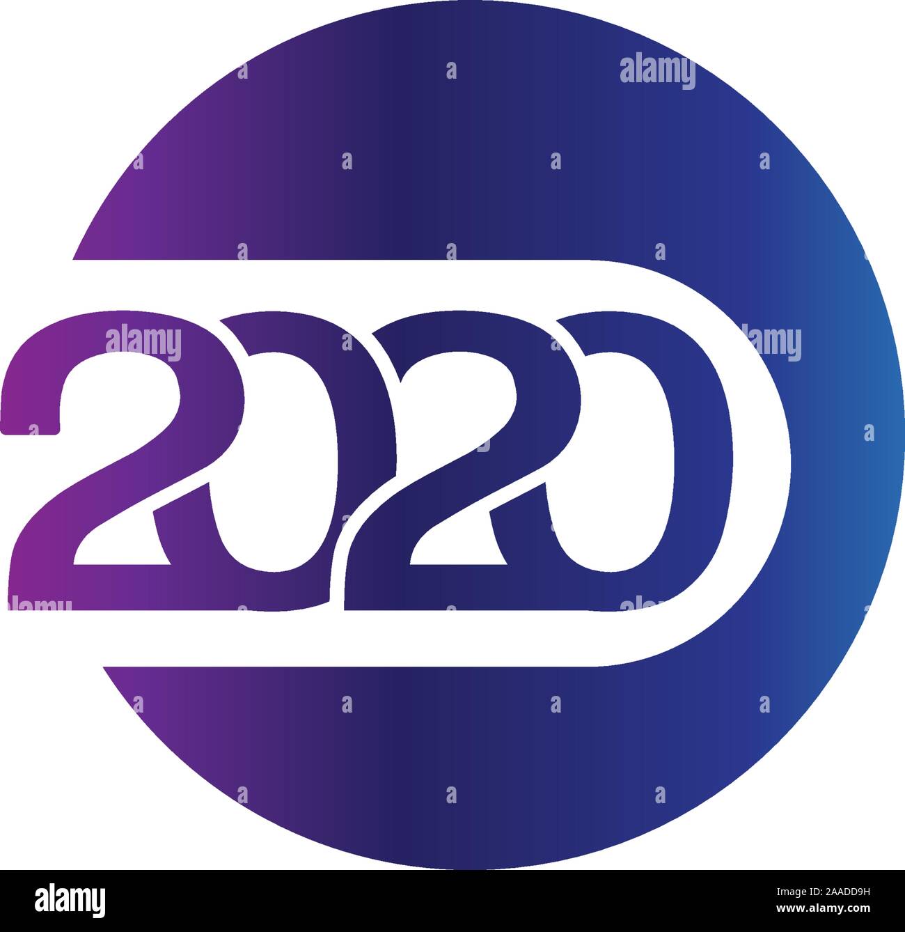 2020 Logo Graphics New Year vector Stock Vector Image & Art - Alamy
