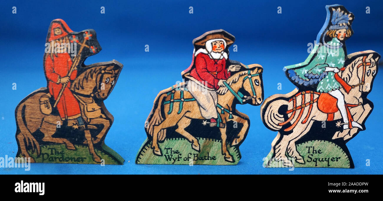 Chaucer canterbury tales characters hi-res stock photography and images ...