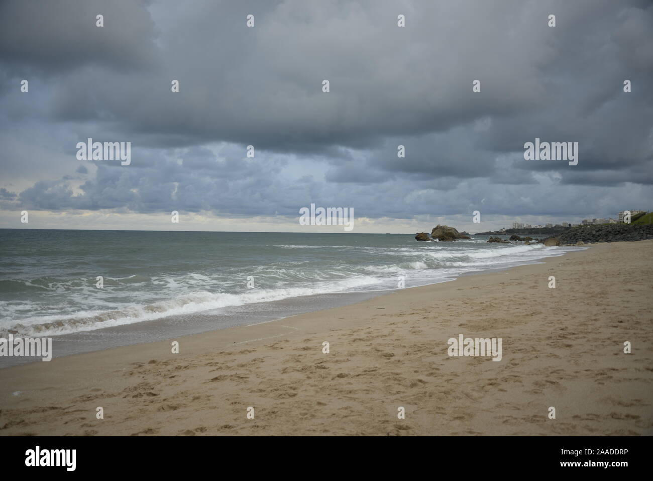 Brooding french sky coast hi-res stock photography and images - Alamy