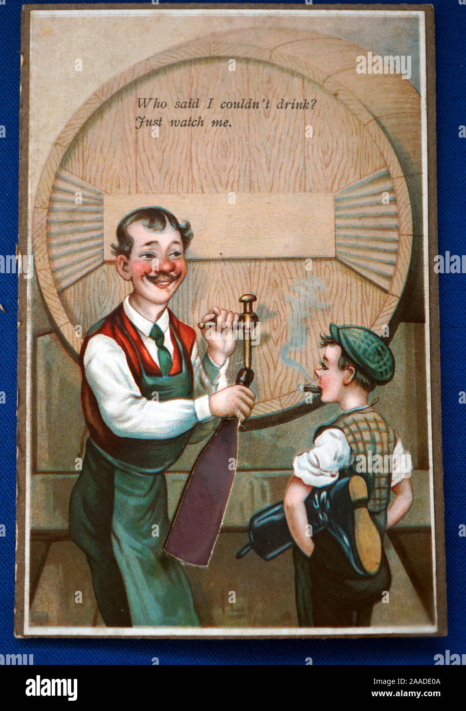 Vintage comic postcard postcards hi-res stock photography and images ...