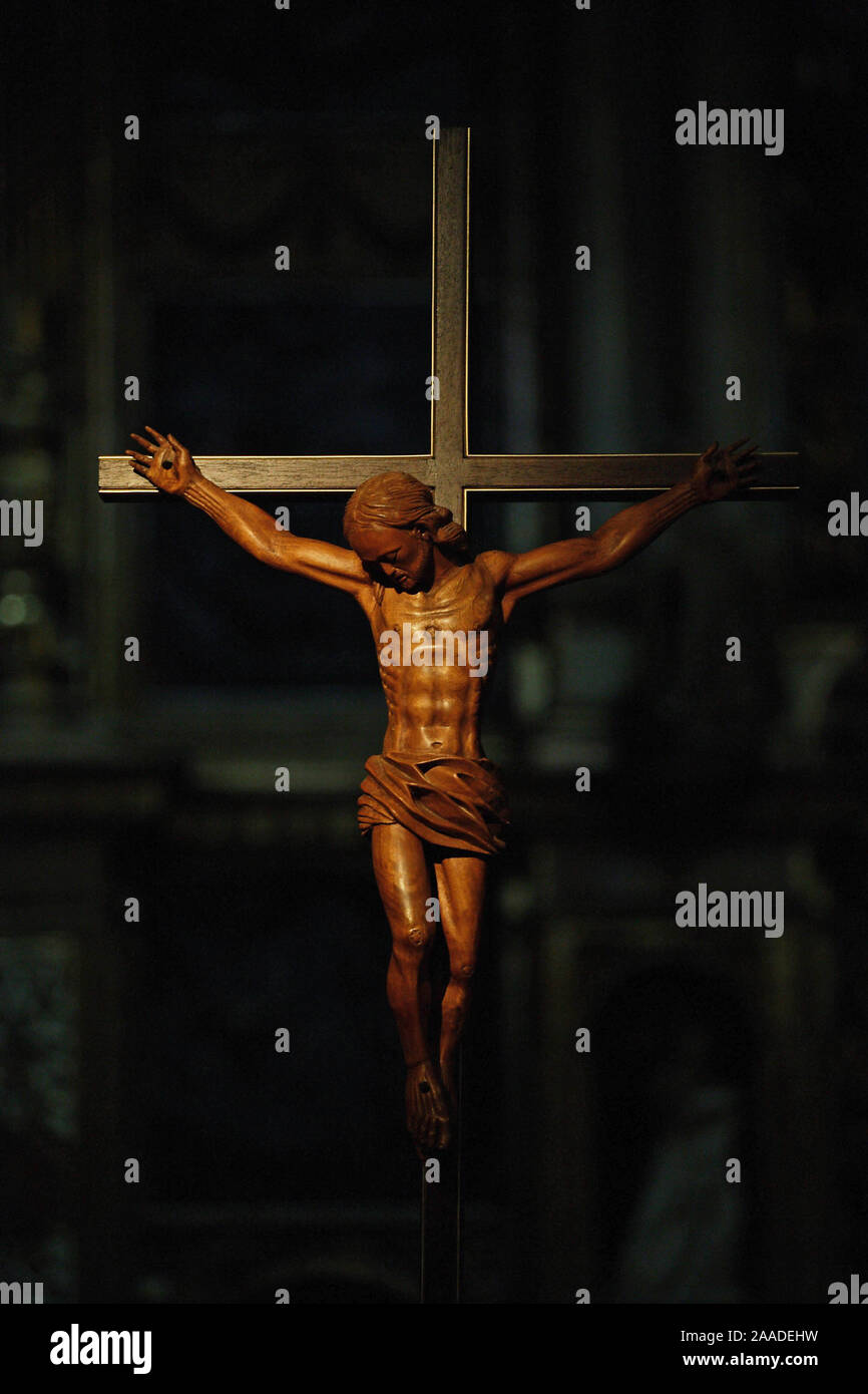 Jesus Christus am Kreuz Stock Photo - Alamy