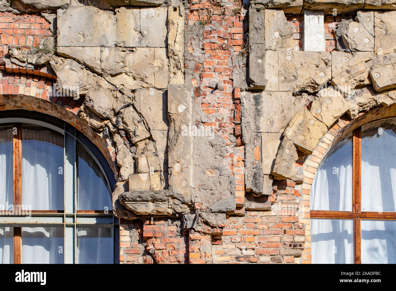 Redoubt of the Polish Bank, last post war remains in Warsaw (Warszawa ...