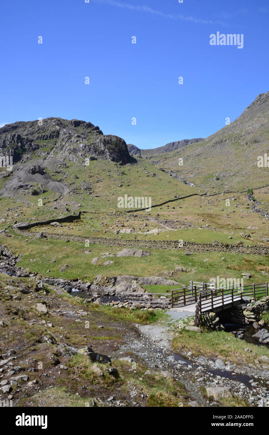 Bridge over grisedale beck hi-res stock photography and images - Alamy