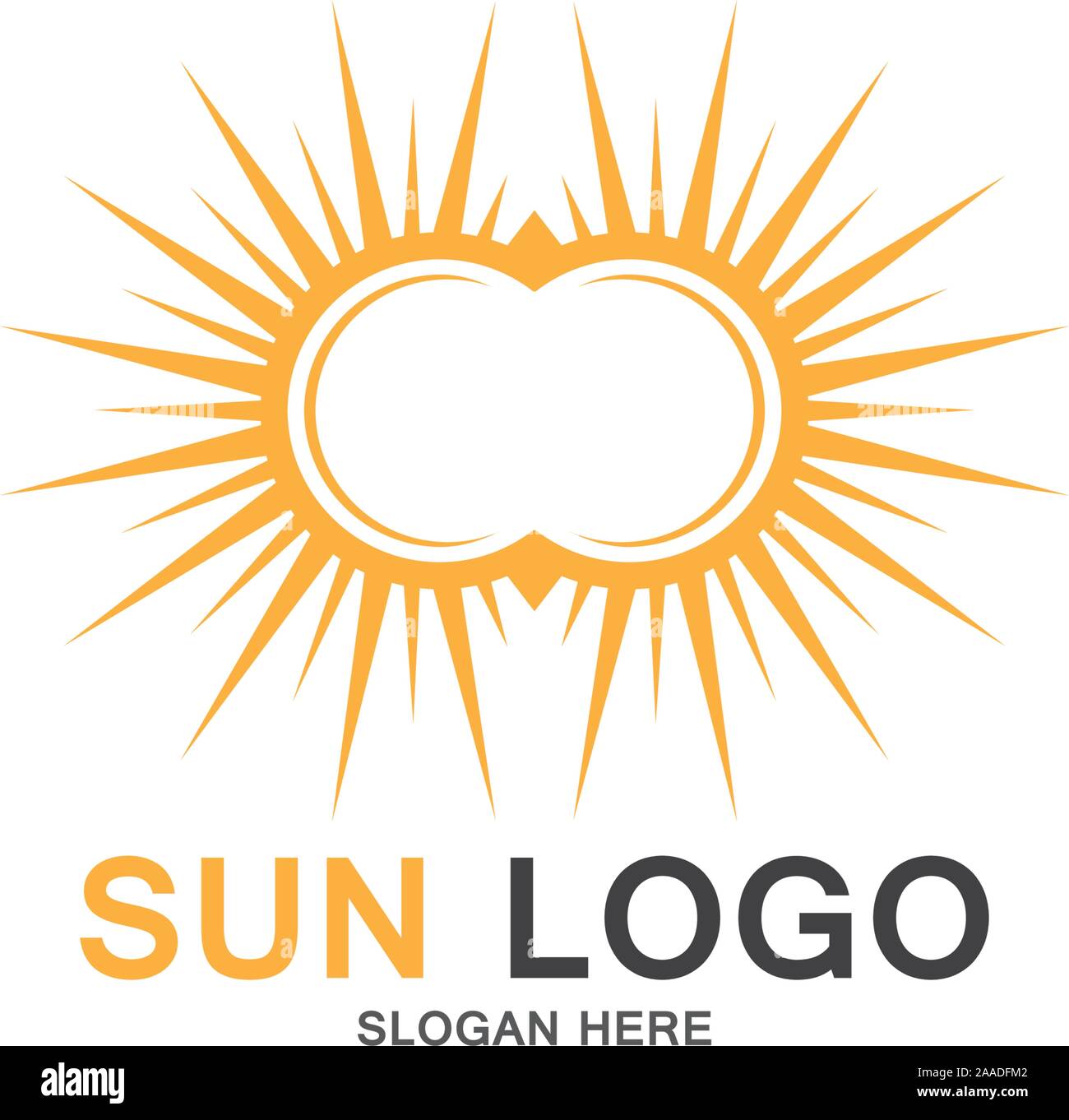 Sun Vector illustration Icon Logo Template design Stock Vector Image ...