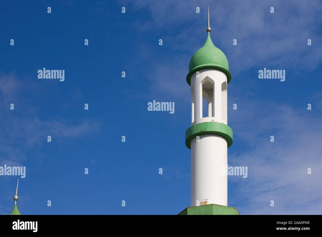 Minarett einer Moschee (nur redaktionell Stock Photo - Alamy