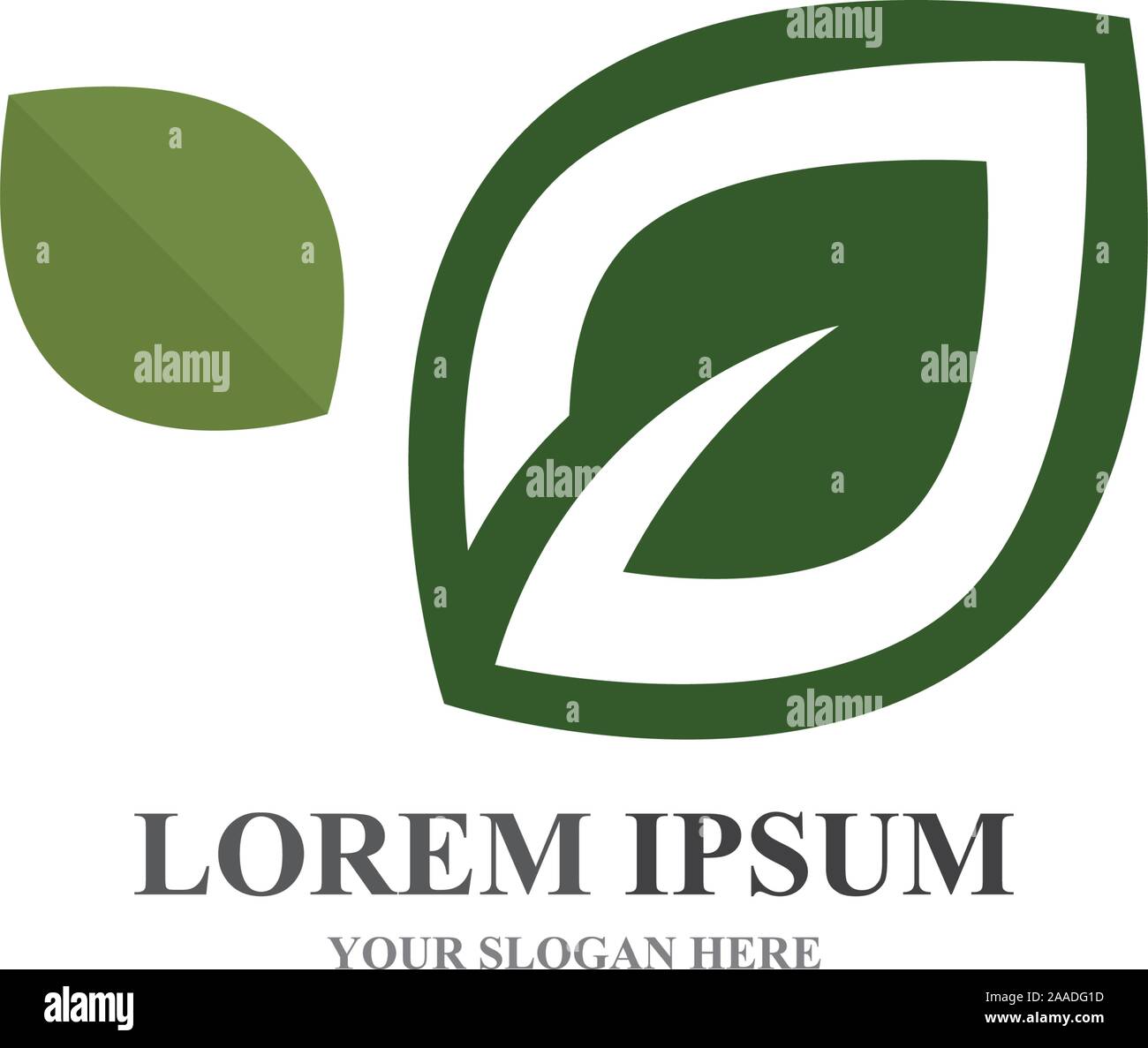 Logos of green Tree leaf ecology nature element vector Stock Vector ...