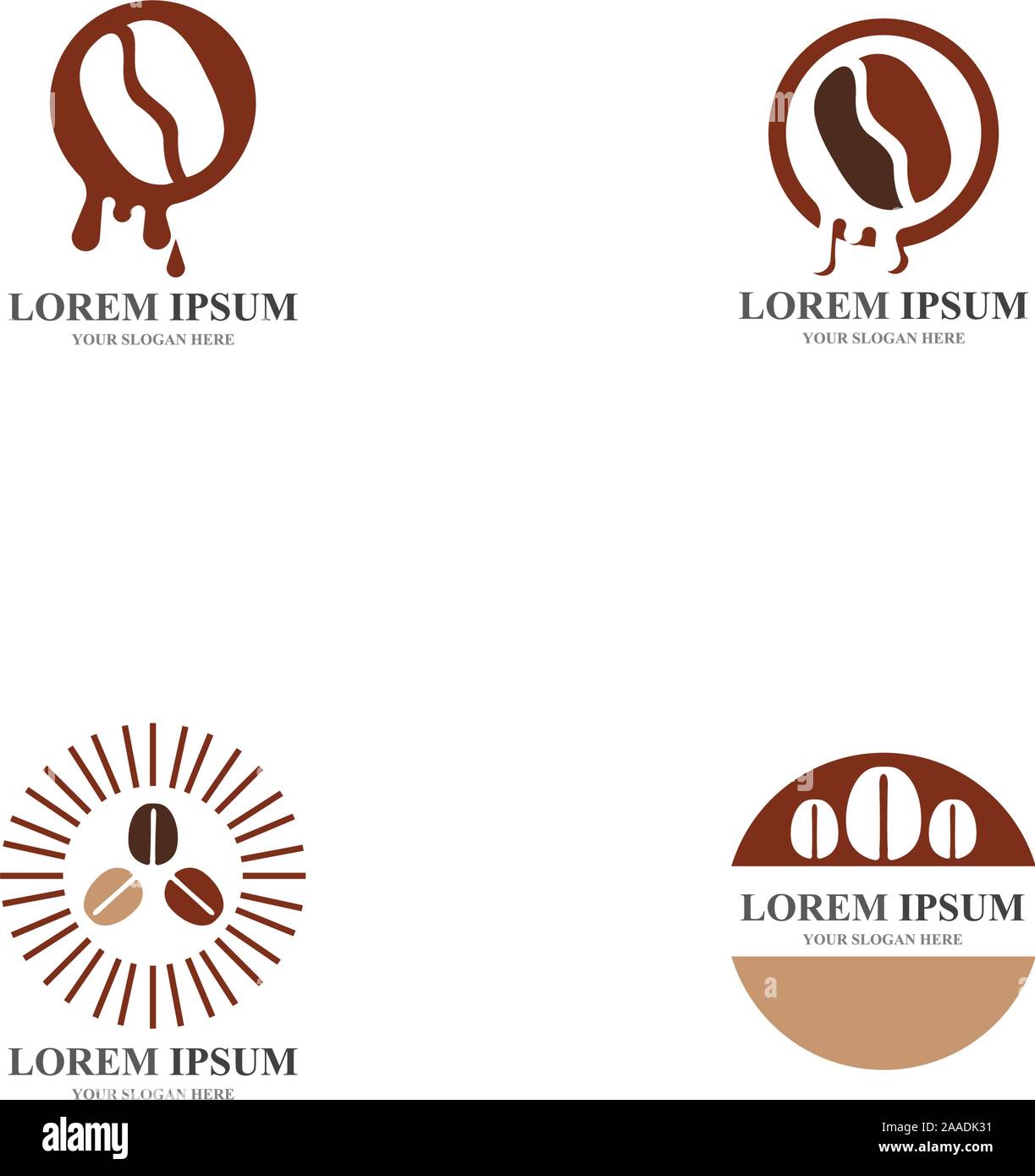 coffee logo and icon vector illustration template Stock Vector Image ...
