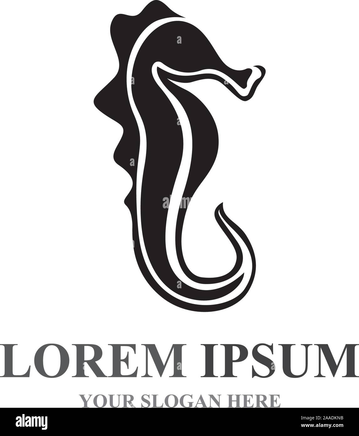 Seahorse Logo Vector High Resolution Stock Photography and Images - Alamy