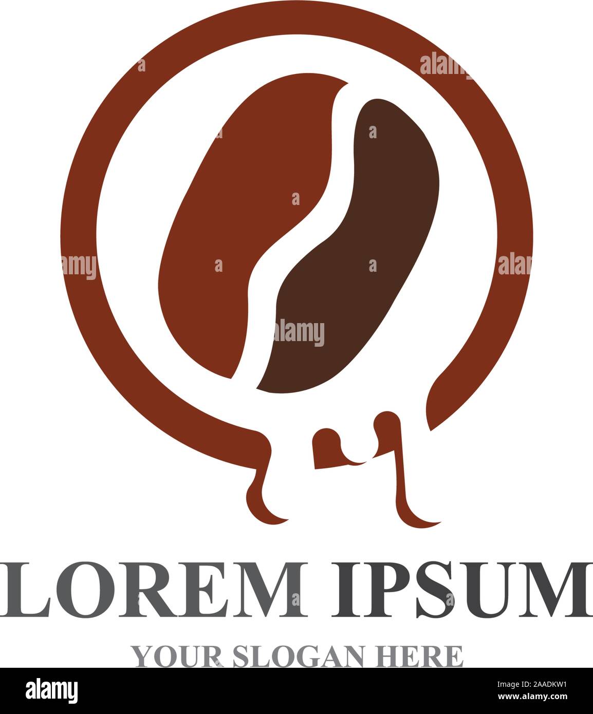 coffee logo and icon vector illustration template Stock Vector Image ...