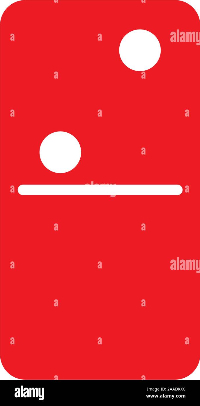red dominoes vector symbol template Stock Vector Image & Art - Alamy