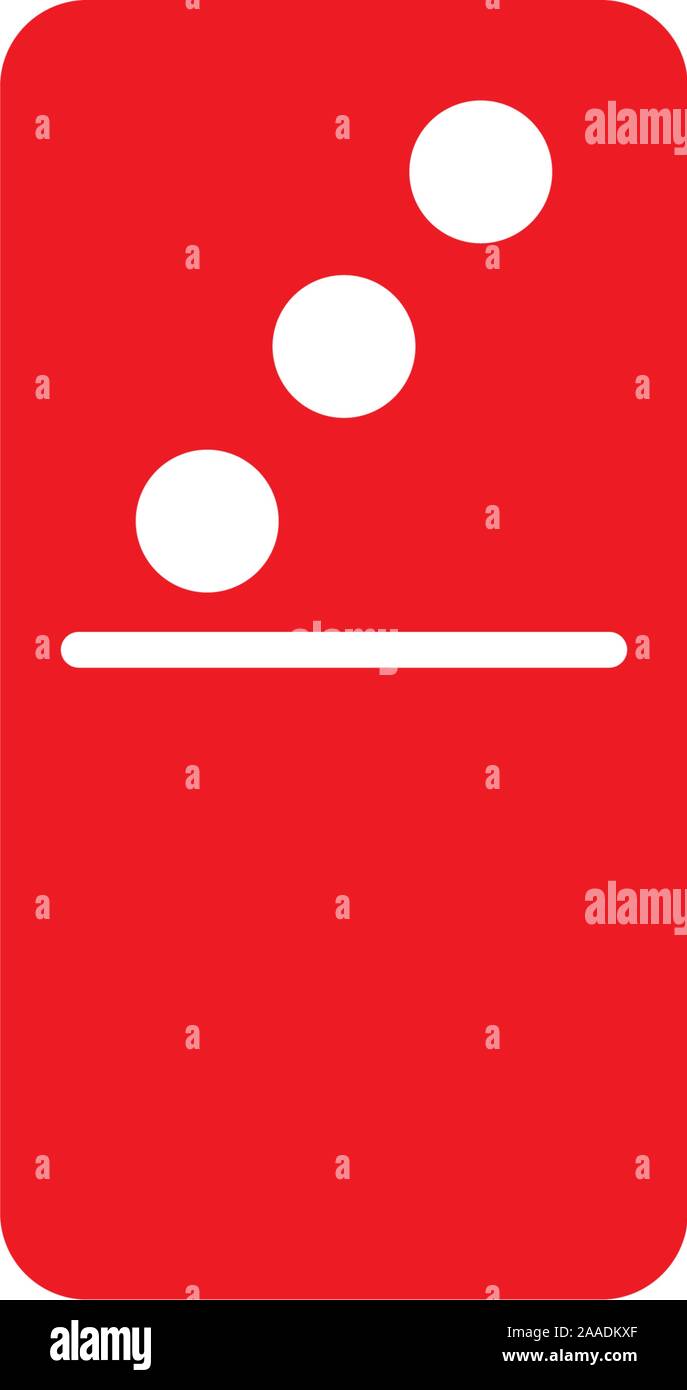 red dominoes vector symbol template Stock Vector Image & Art - Alamy